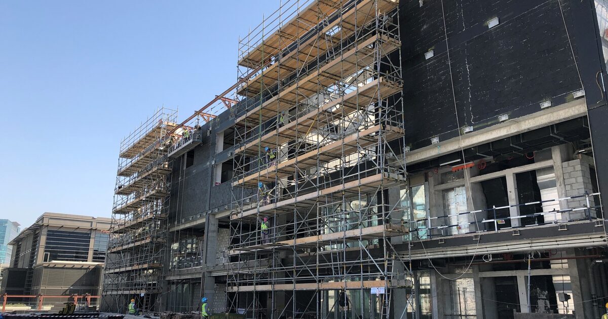 Scaffolding provided in Dubai's Central Trade District | 19th January ...