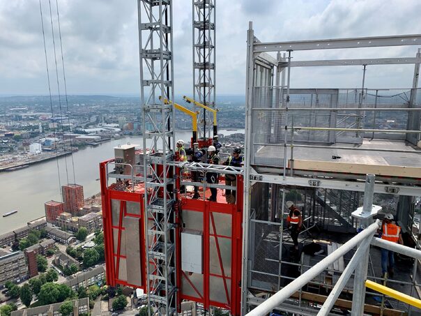 Construction Hoists | Hoist Lifts Hire | Services | Brogan Group